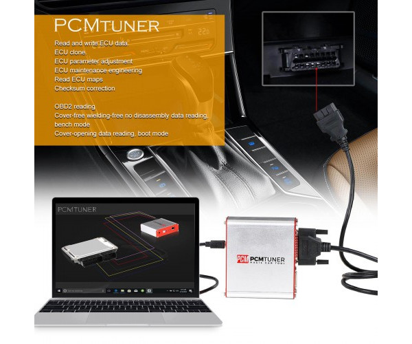 Newest V1.27 PCMtuner ECU Programmer with 67 Modules Online Update ...