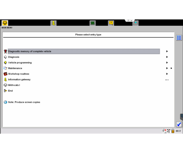 MAN CATS II Software V14.01