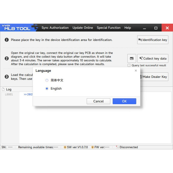 2024 Xhorse VVDI MLB TOOL XDMLB0 Key Programmer Add Key VW Audi MQB Work with VVDI2 / Key Tool ...